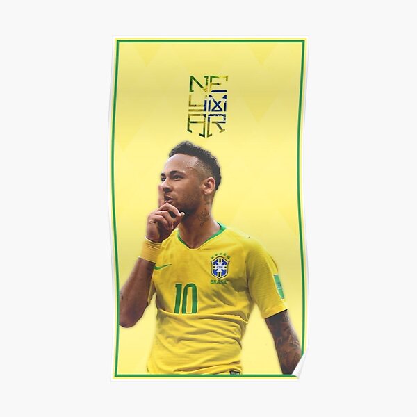 "neymar jr" Poster for Sale by jamilaaa | Redbubble