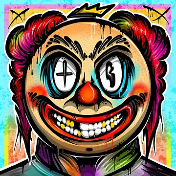 "Graffiti Clown" Art Print for Sale by Graffitidesign | Redbubble