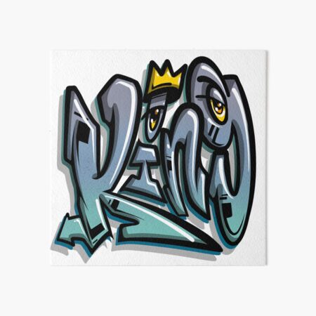 "King Graffiti" Art Board Print for Sale by Graffitidesign | Redbubble