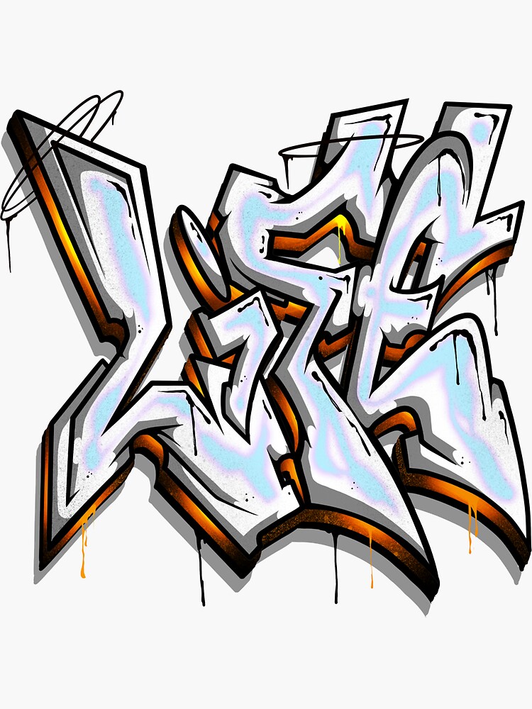 "Life Graffiti" Sticker for Sale by Graffitidesign | Redbubble