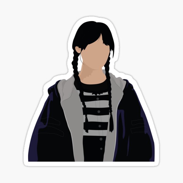 "jenna ortega" Sticker for Sale by NatashaGlez | Redbubble
