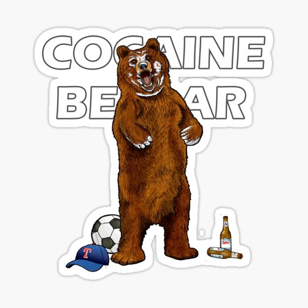 "Cocaine Bear - Movie" Sticker for Sale by Pi-Artist | Redbubble