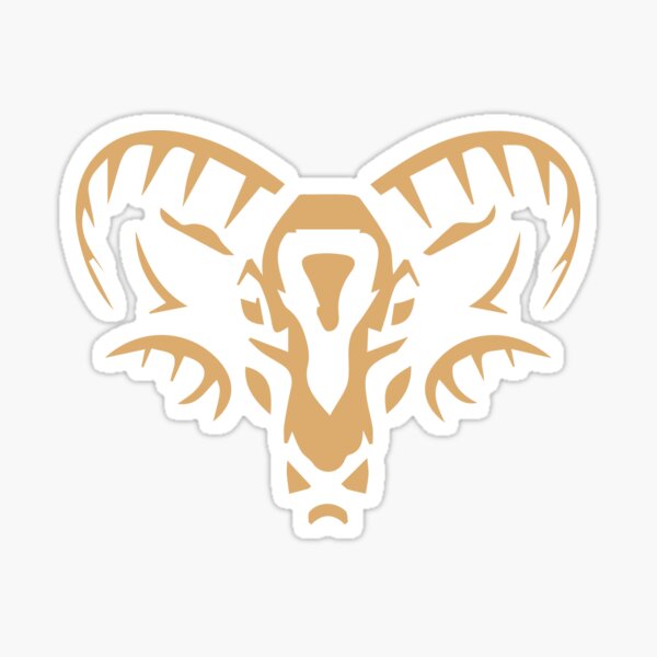 "Markhor Face" Sticker for Sale by Right-Fit27 | Redbubble