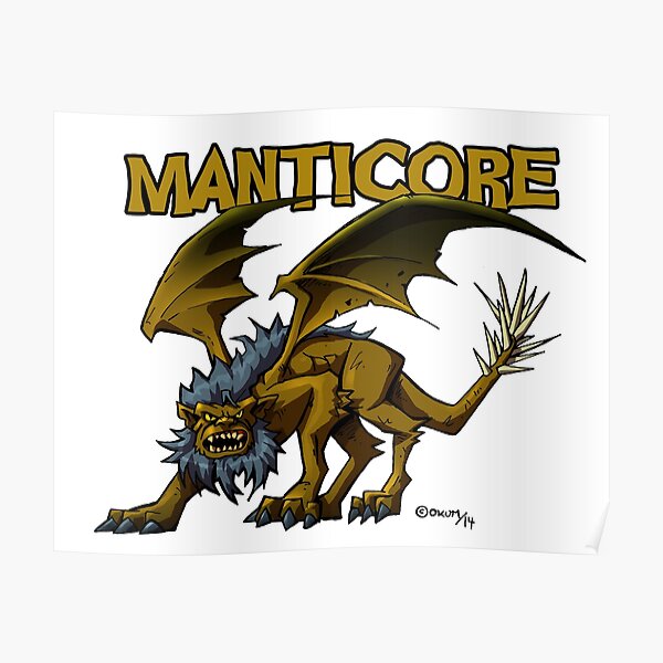 Manticore Wall Art | Redbubble