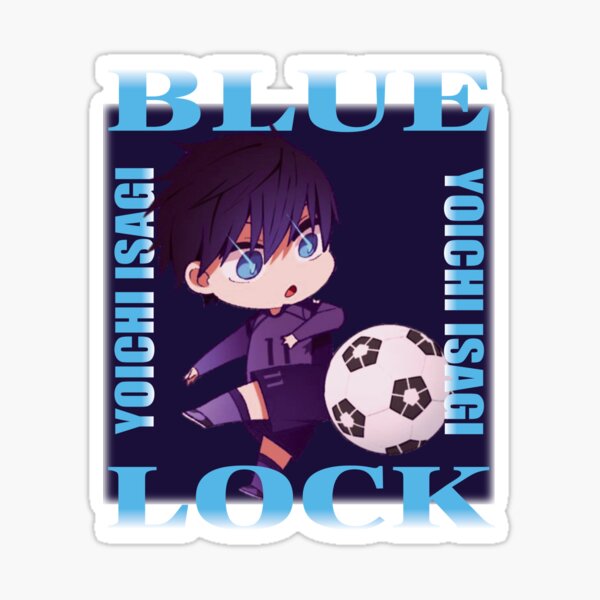 "Yoichi Isagi, Blue Lock Anime " Sticker for Sale by ZippedShawn ...