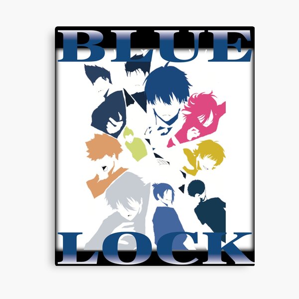 Lienzo «Blue Lock Todos los personajes principales en un diseño de arte ...