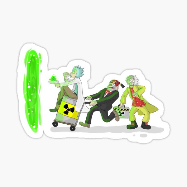 "Rick and Morty large fan artwork " Sticker for Sale by Your-Sensei ...