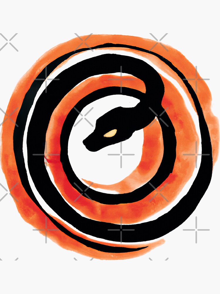 "[sticker] zodiac year of the snake" Sticker for Sale by perropals ...