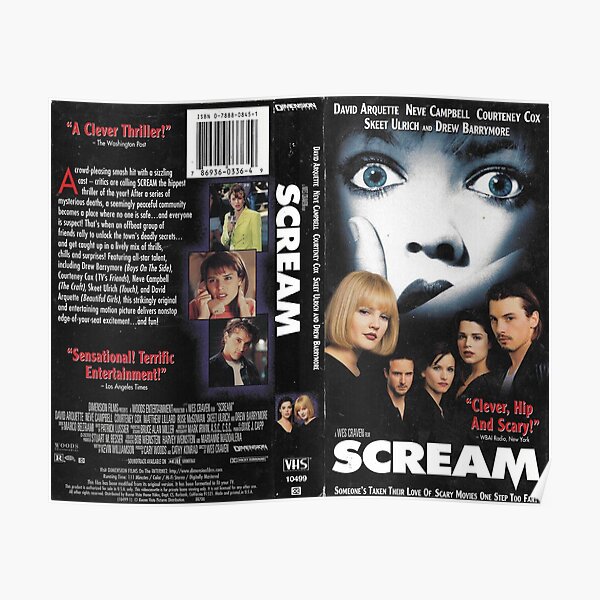 "HORROR VHS ART WORK COVER" Poster for Sale by Retro--VHS | Redbubble