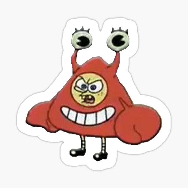 "spongebob funny meme" Sticker for Sale by elfteria | Redbubble