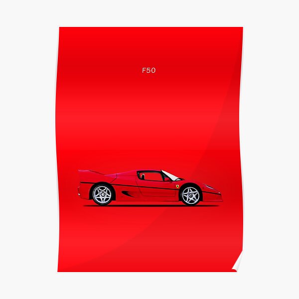 Ferrari F50 Posters | Redbubble