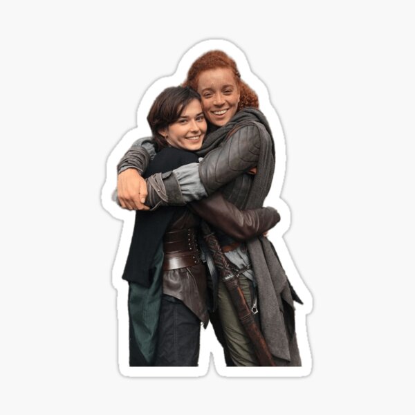 "Jade and Kit in Willow " Sticker for Sale by MyHanger | Redbubble