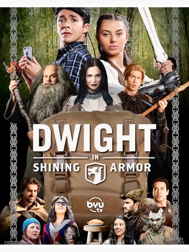 "Dwight in Shining Armor Design" Poster for Sale by Lightup-Design ...