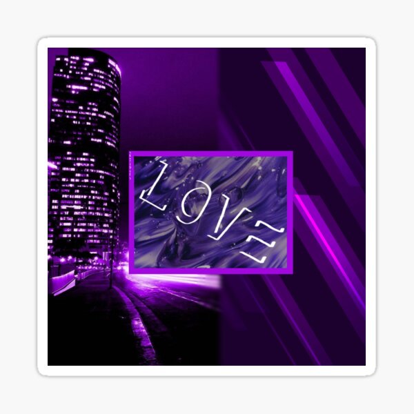 "Dark purple background wallpaper " Sticker for Sale by KariPuf | Redbubble
