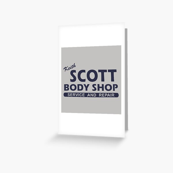 "Keith Scott Body Shop Logo" Greeting Card by tonopino | Redbubble