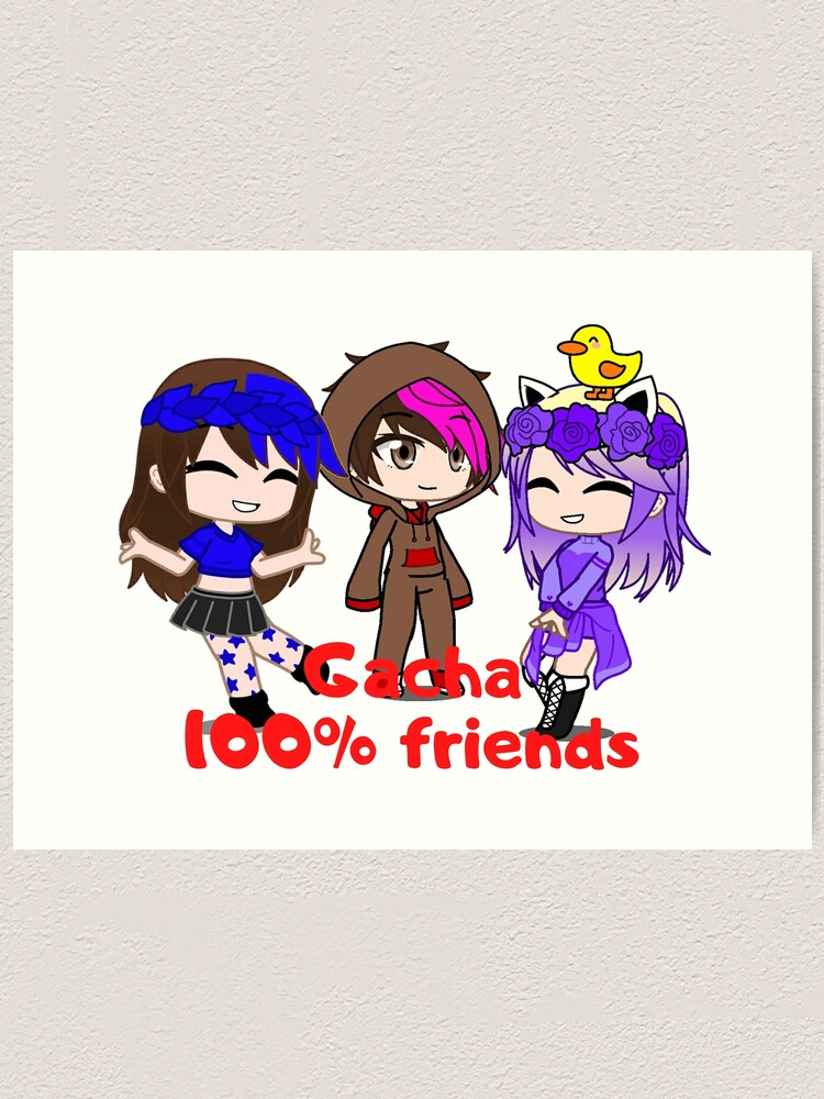 "Beste Freunde das perfekte Trio. 100% Amigas Gacha Club - Amigos Gacha ...