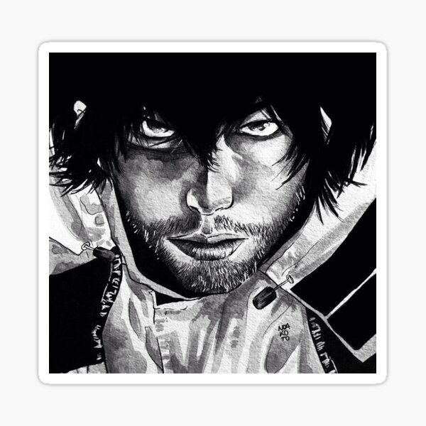 "kokou no hito mori drawing" Sticker for Sale by noakoto | Redbubble