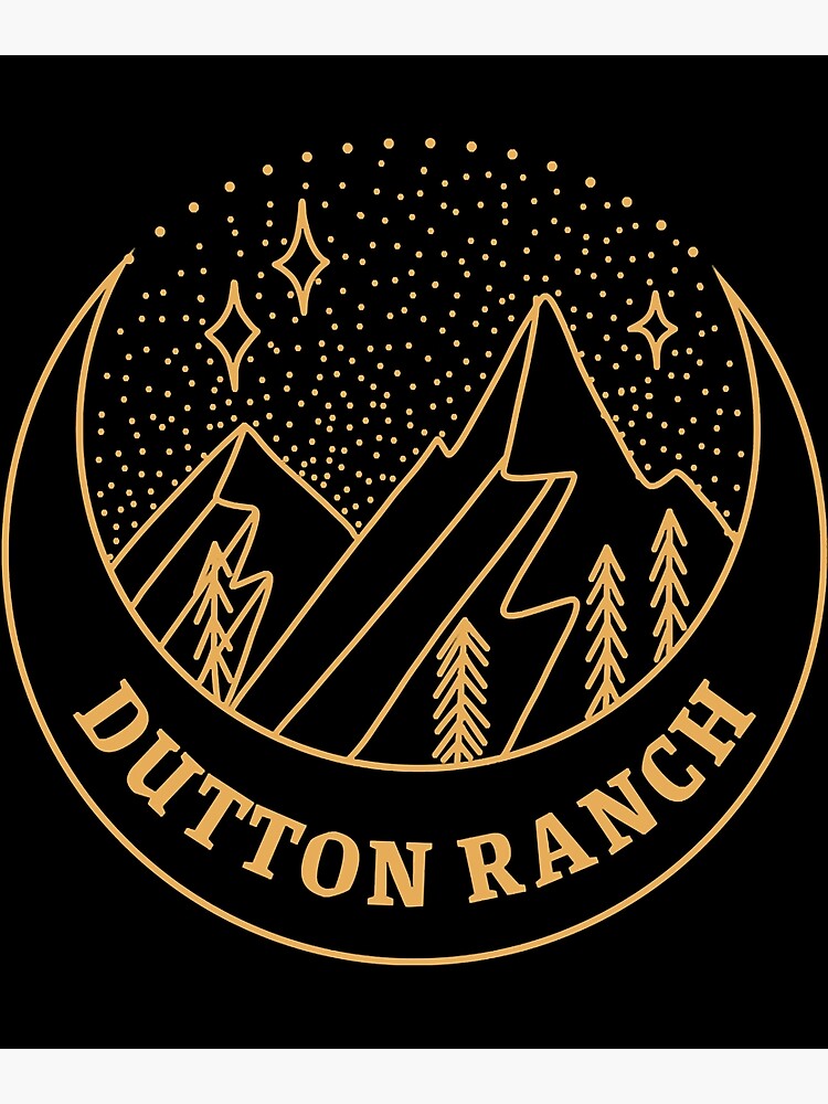 "Dutton Ranch Logo" Poster for Sale by ThriverDesign | Redbubble