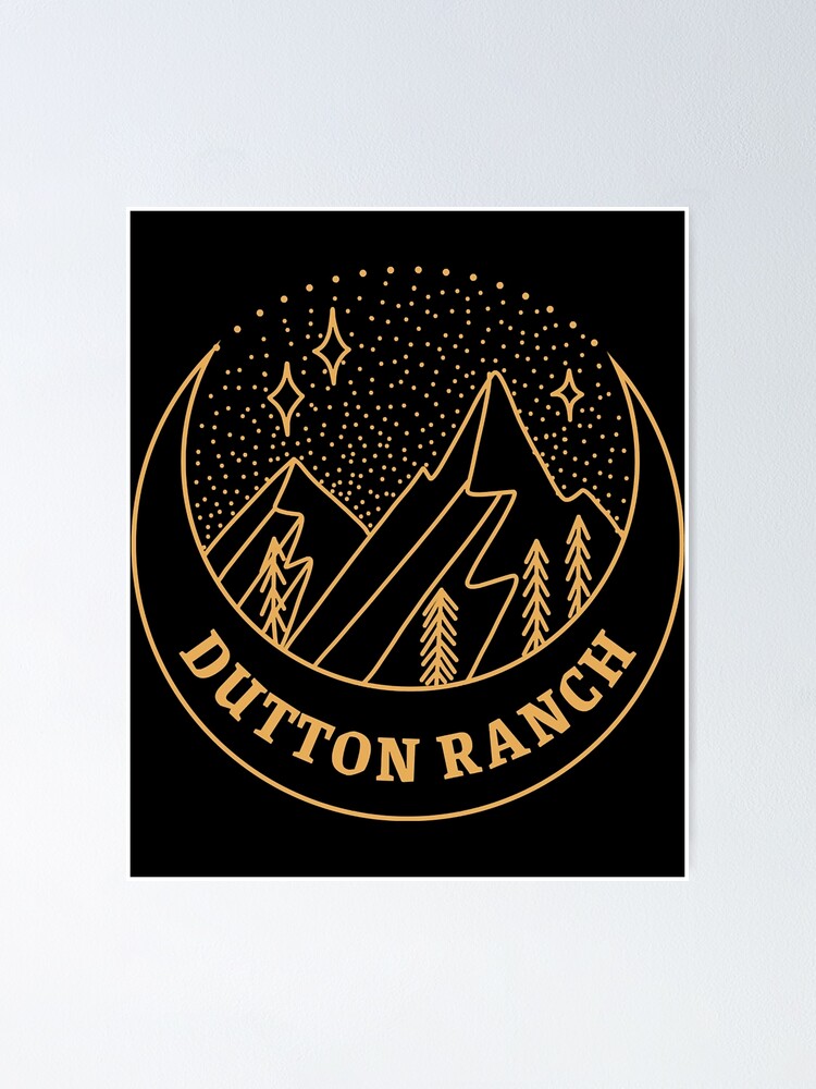 "Dutton Ranch Logo" Poster for Sale by ThriverDesign | Redbubble