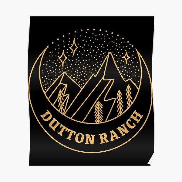 "Dutton Ranch Logo" Poster for Sale by ThriverDesign | Redbubble