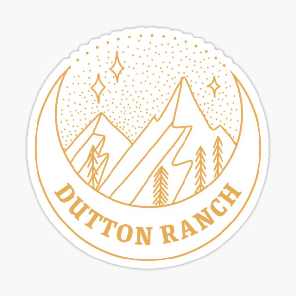 "Dutton Ranch Logo" Sticker for Sale by ThriverDesign | Redbubble