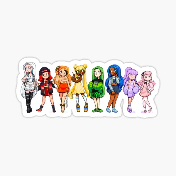 "Rainbow high " Sticker for Sale by FabulousRainbow | Redbubble