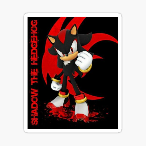 "Shadow the hedgehog " Sticker for Sale by DigitalLinks | Redbubble