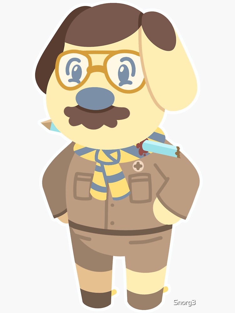 "Pat Butcher - Dog Animal Portrait" Sticker for Sale by Snorg3 | Redbubble