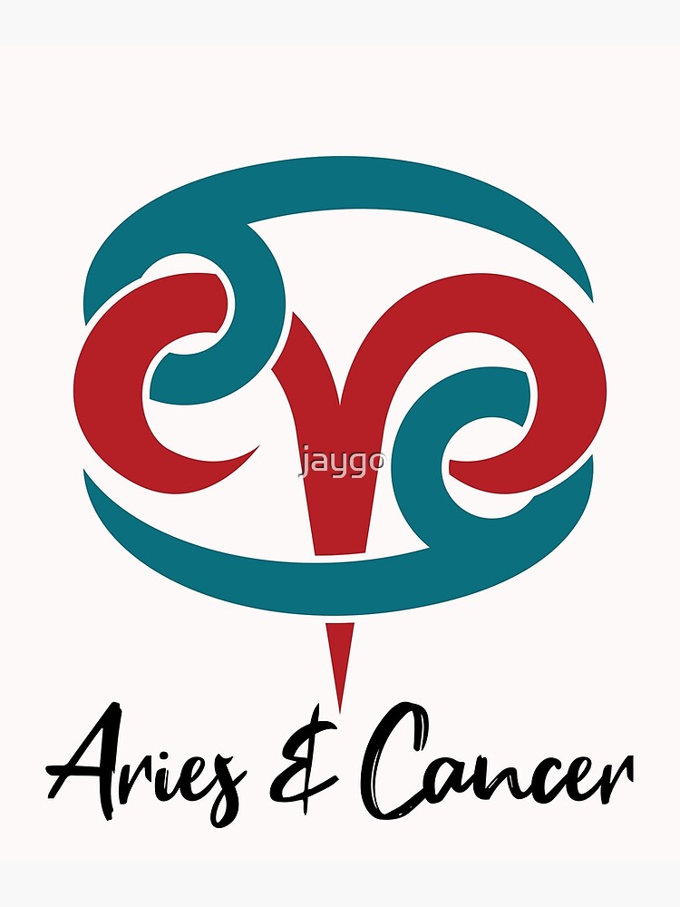 "Aries and Cancer Zodiac Couples Horoscope" Poster for Sale by jaygo ...