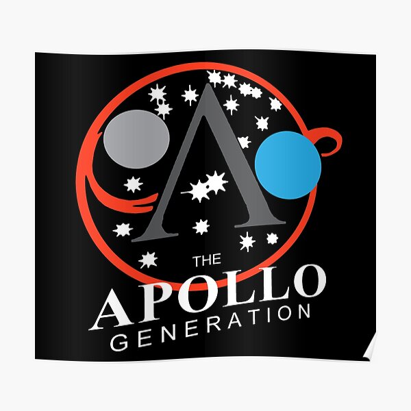 "NASA Apollo generation Logo graphic" Poster for Sale by SolidEarthArt ...