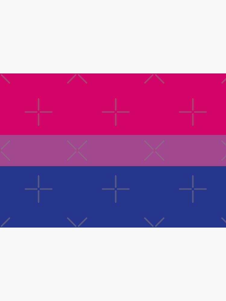 "Bisexual Pride Bi Flag Colors LGBTQ+" Sticker for Sale by thequeershop ...