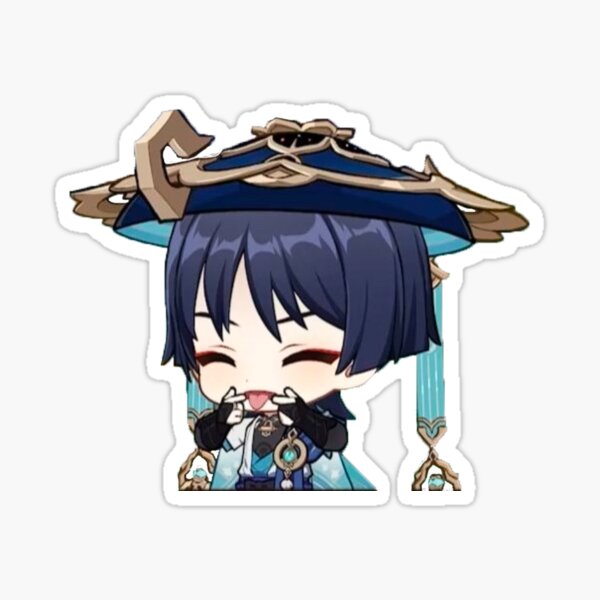 "Scaramouche Wanderer Genshin Impact" Sticker for Sale by Raivalle ...
