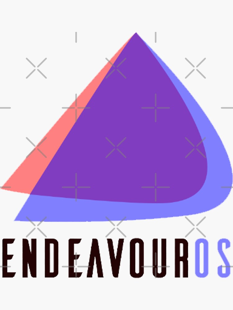 "Endeavour os" Sticker for Sale by byDYLA | Redbubble