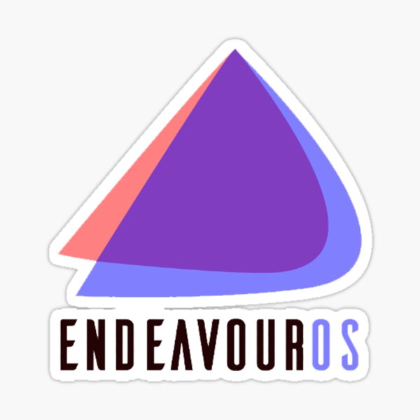 "Endeavour os" Sticker for Sale by byDYLA | Redbubble