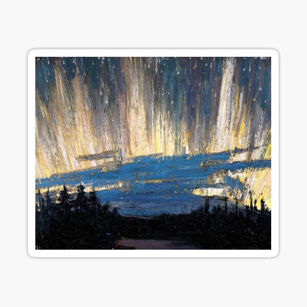 "Northern Lights (1916) - Tom Thomson." Sticker for Sale by UBITO ...