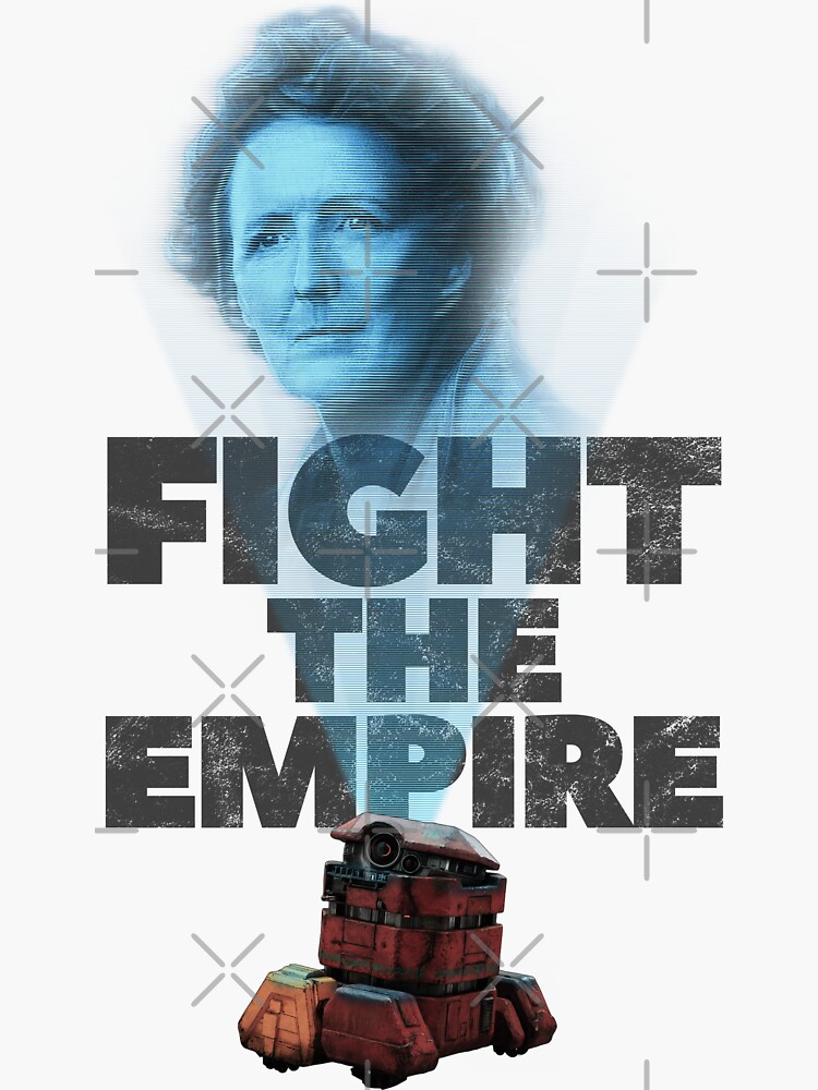 "Maarva Carassi Monologue - Fight The Empire with B2EMO" Sticker for ...