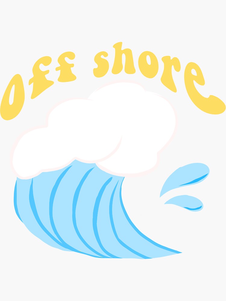 "offshore" Sticker for Sale by casanova2301 | Redbubble
