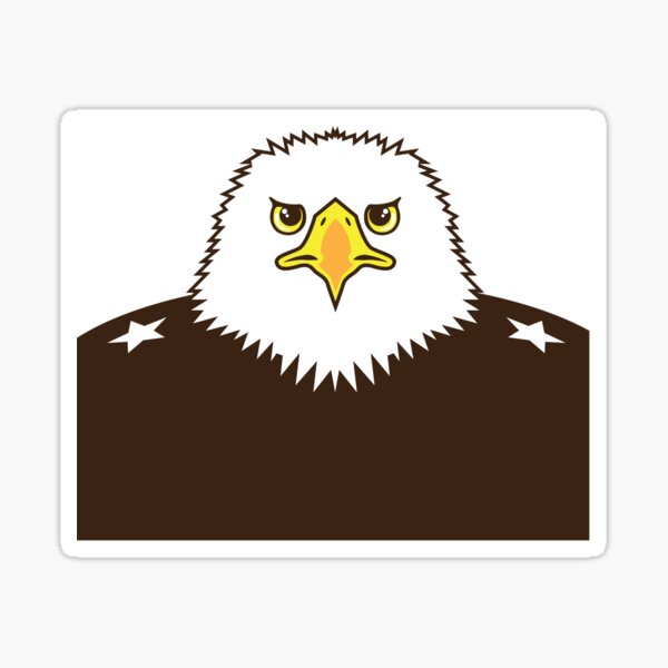 "Eagle general" Sticker for Sale by vectorworks51 | Redbubble