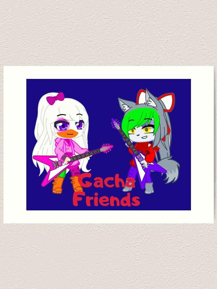"Perfect duo rock music. Music between friends Gacha Club - Friends ...