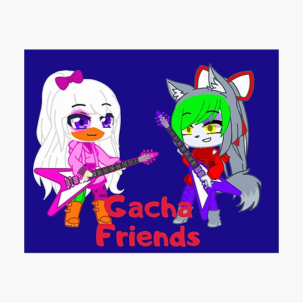"Perfect duo rock music. Music between friends Gacha Club - Friends ...