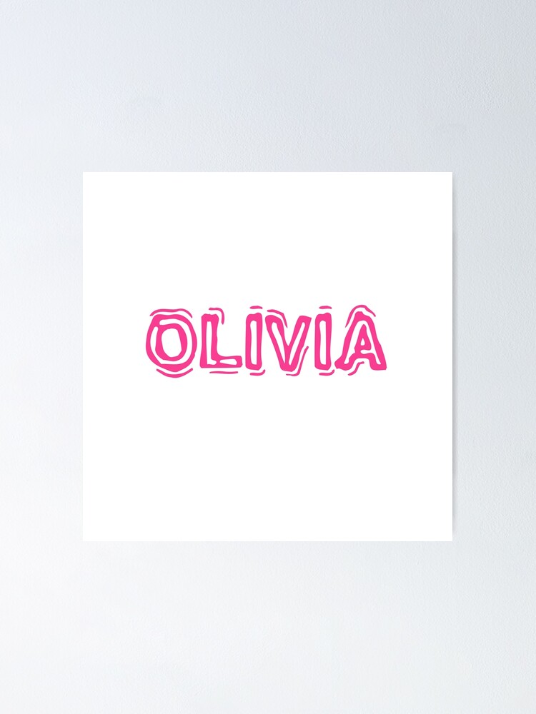 "Olivia Name" Poster for Sale by NameMatters | Redbubble