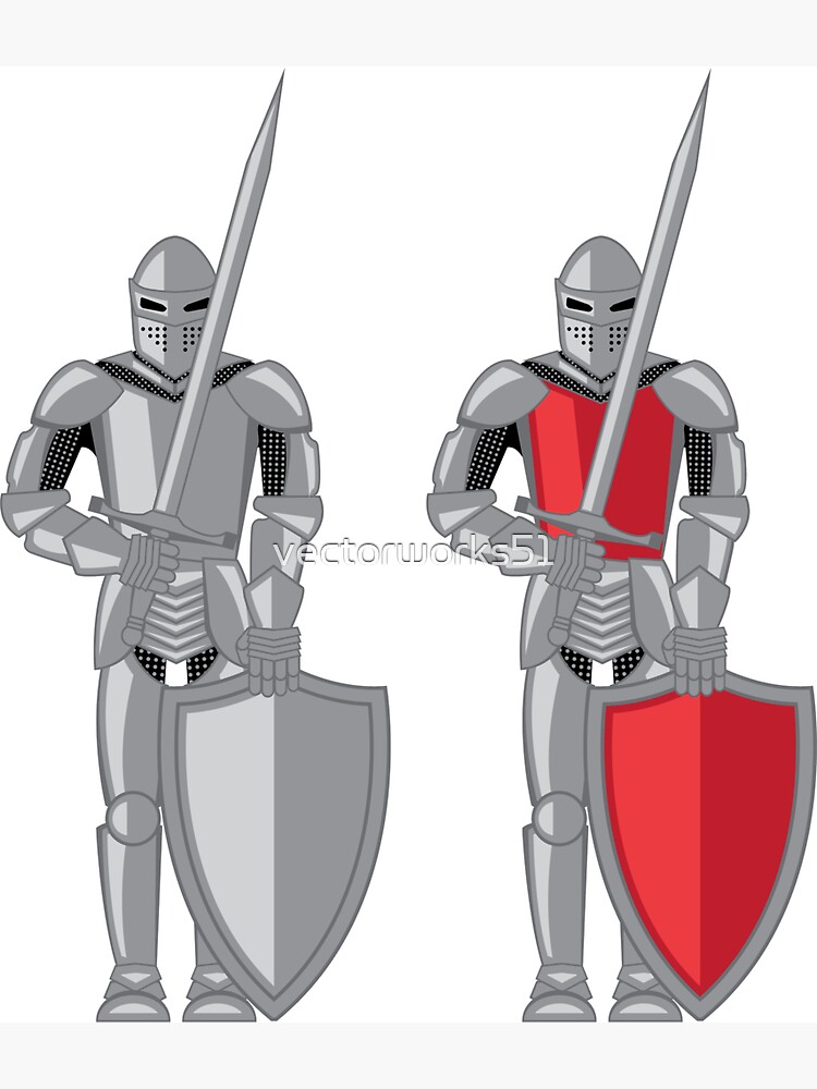 "Knight" Sticker for Sale by vectorworks51 | Redbubble