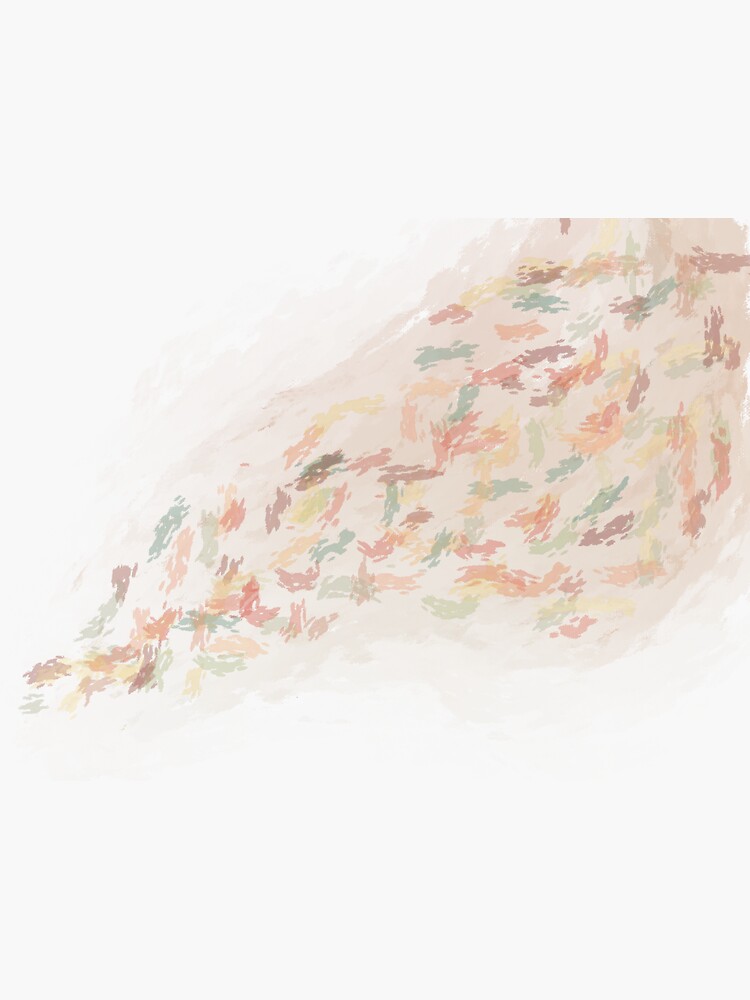 "Leaves in the wind" Sticker for Sale by EzraBayBotanist | Redbubble