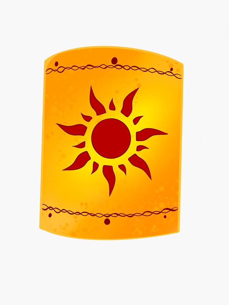 "Tangled Floating Lights" Sticker for Sale by 2020isoniq | Redbubble