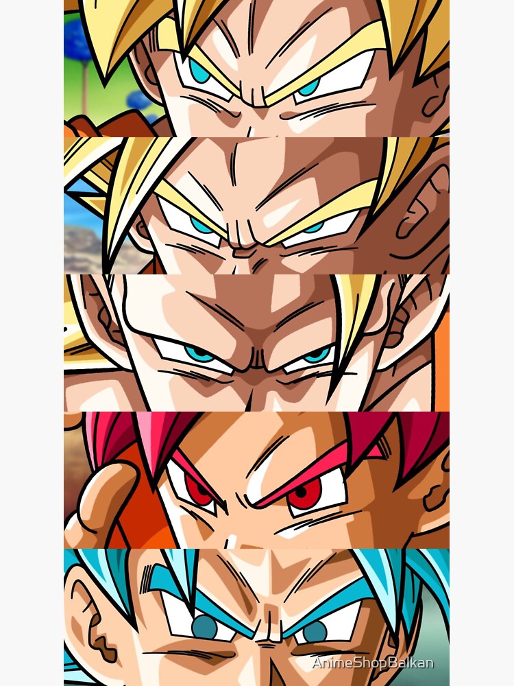 "Goku's eyes " Sticker for Sale by AnimeShopBalkan | Redbubble