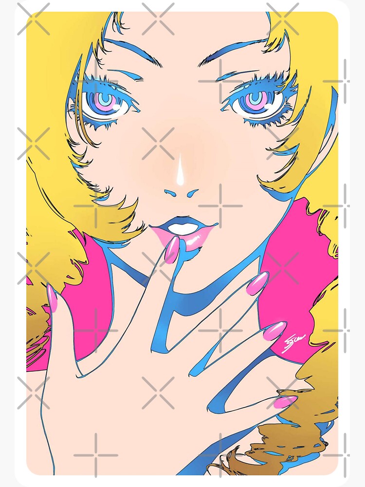 "Anime Girl 008 Catherine" Sticker for Sale by coltian | Redbubble