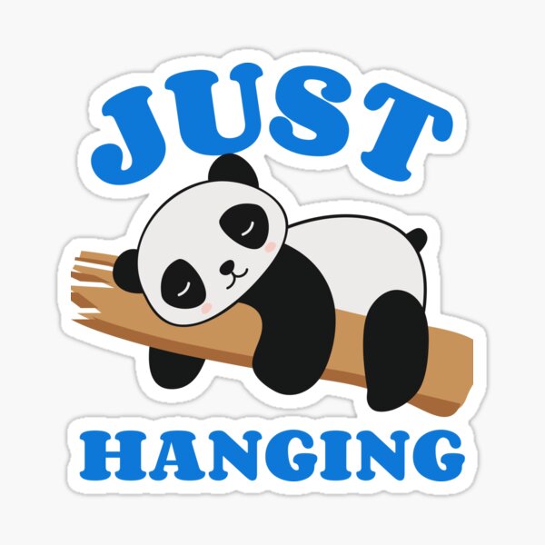 "Just Hanging" Sticker for Sale by SecretSavings | Redbubble