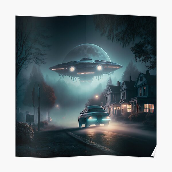 "Ai Generated Art - Alien invasion" Poster for Sale by BogoAi | Redbubble