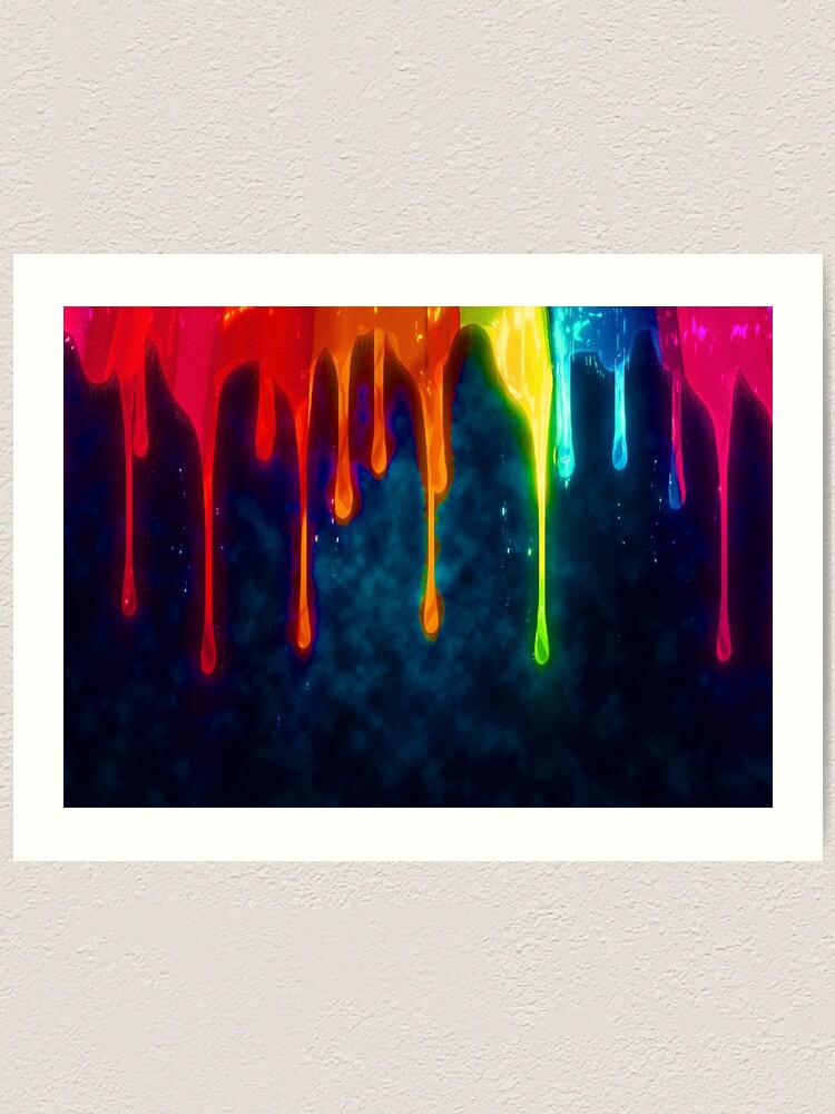 "Art Drip Digital Art Painting. " Art Print for Sale by VividRebel ...