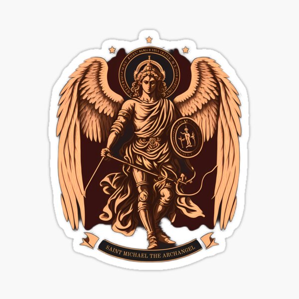 "Saint Michael the Archangel" Sticker for Sale by Shalone86 | Redbubble